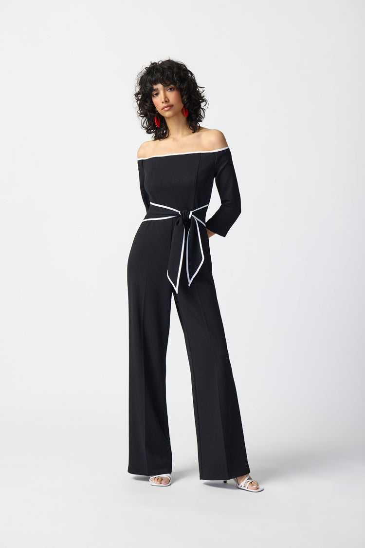 Scuba Crepe Wide-Leg Jumpsuit – Claire & Schuster