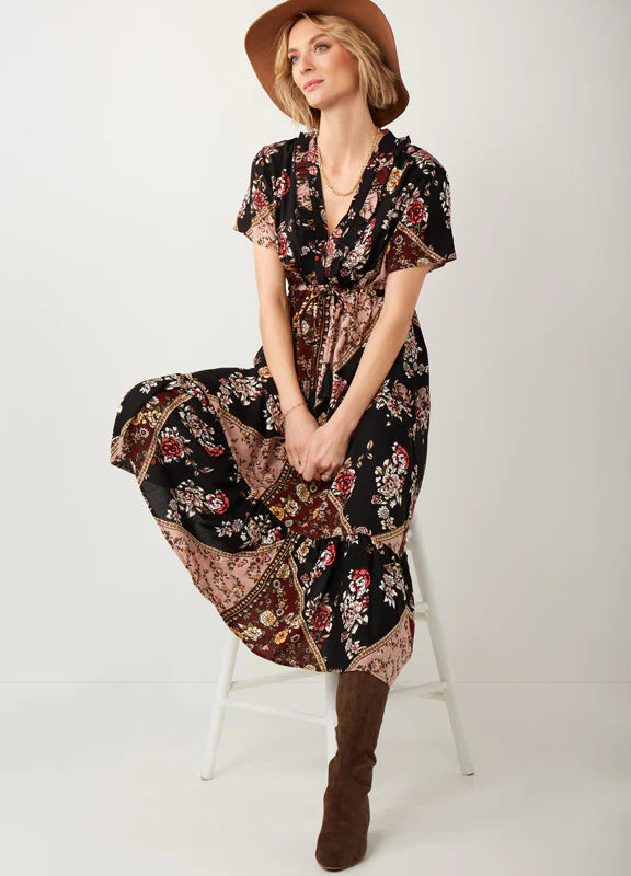 Eva Floral Dress – Claire & Schuster