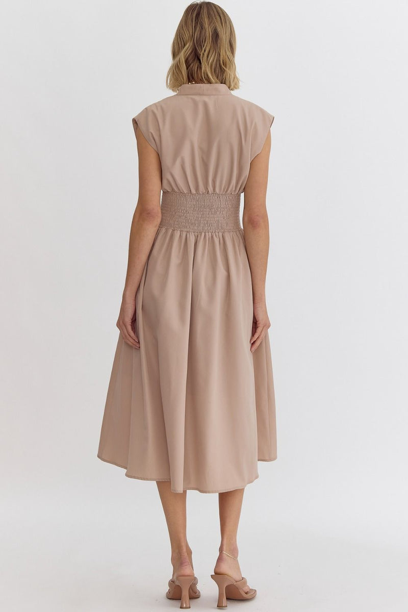 tan dress – Claire & Schuster