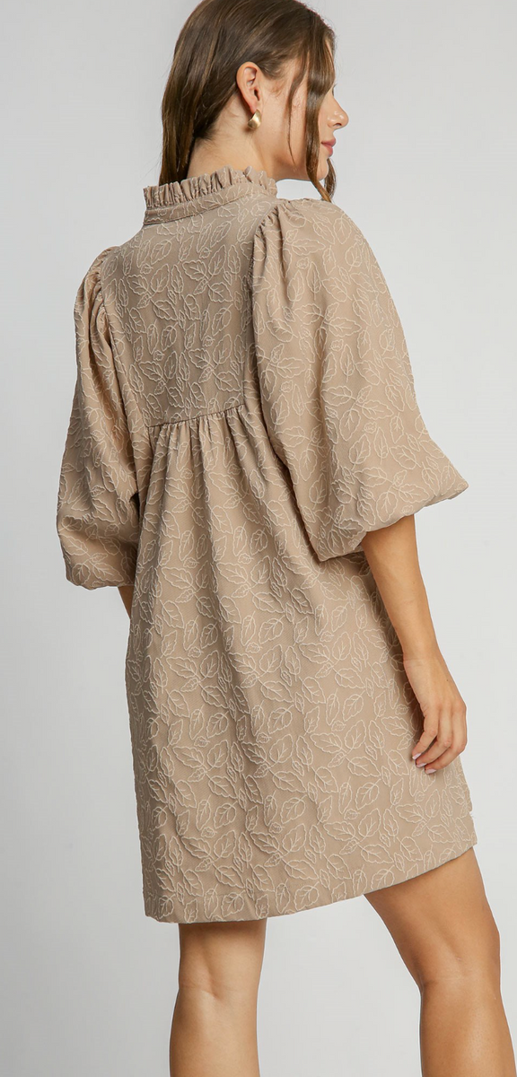 Floral High Neck Dress – Claire & Schuster