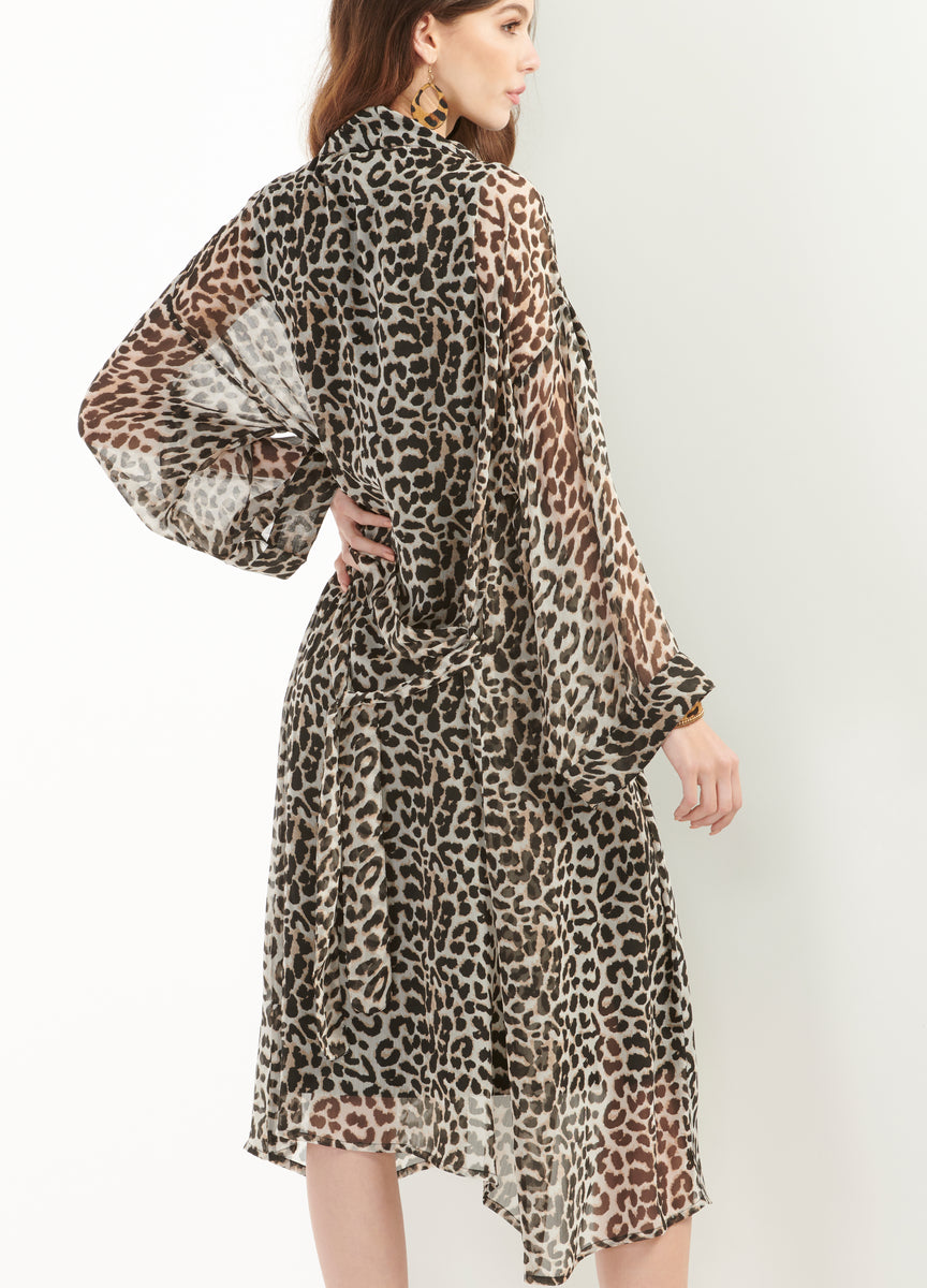 Bianca Leopard Kimono – Claire & Schuster