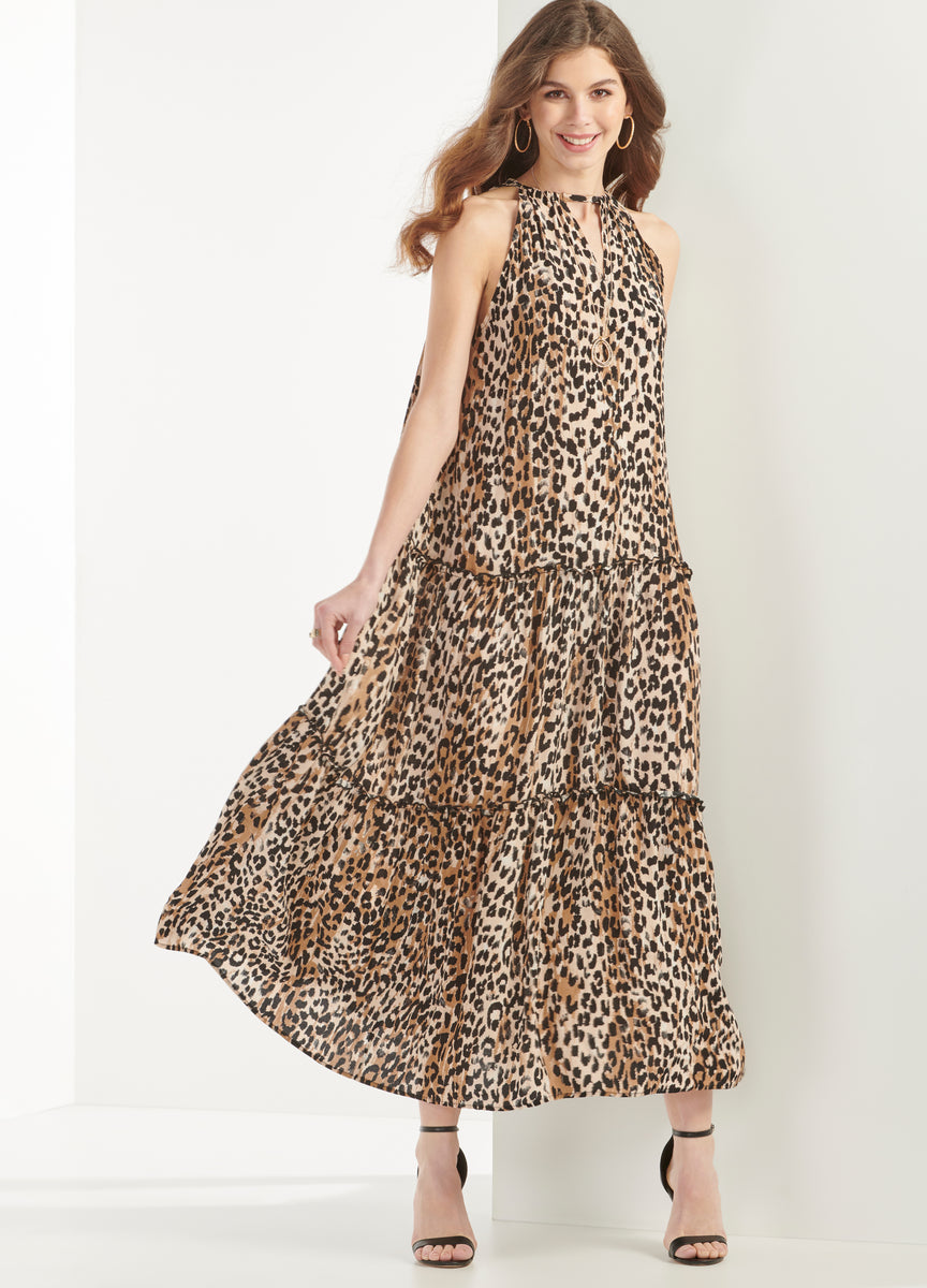 Leona Leopard Print Maxi Dress – Claire & Schuster