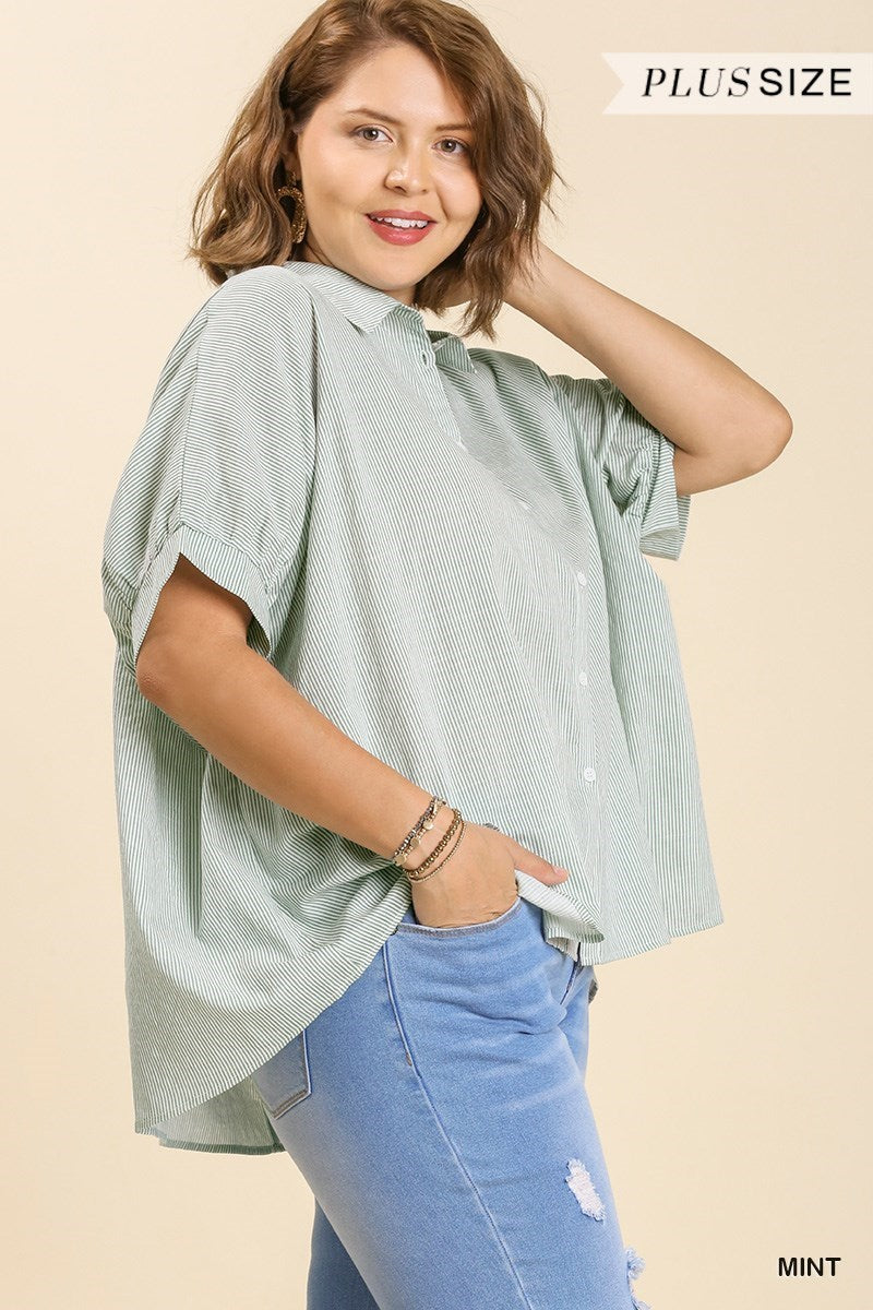 Striped Mint Shirt – Claire & Schuster