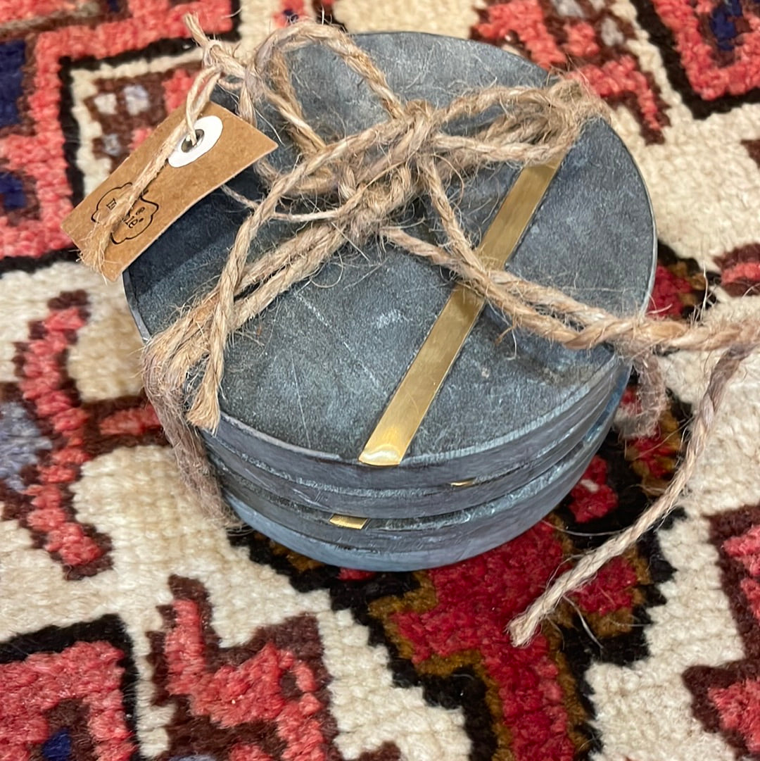 SLATE COASTER SET – Claire & Schuster